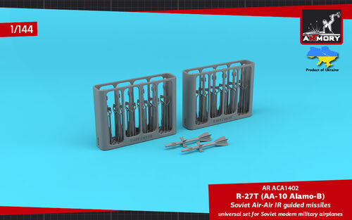Armory Models Group ACA1402 R-27T (AA-10 Alamo-B) Air-Air IR Guided Missiles (12 pcs)