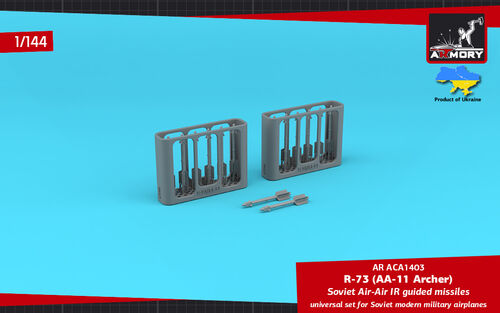 NEW! Armory Models Group ACA1403 R-73 (AA-11 Archer) Air-Air IR Guided Missiles (12 pcs)