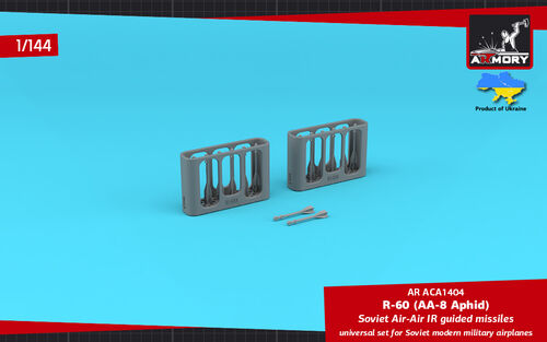 NEW! Armory Models Group ACA1404 R-60 (AA-8 Aphid) Air-Air IR Guided Missiles (12 pcs)