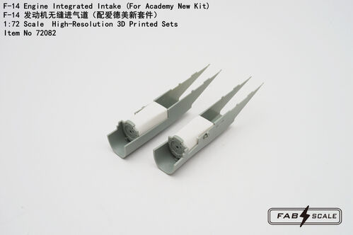 NEW! Fab Scale Fa72082 Grumman F-14 A Tomcat - Engine and Integrated Intake (for Academy 12563 Kit / 3D-Pritned)