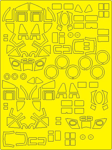 NEW! New Ware AM1390 Handley Page HP.52 Hampden TB.Mk.I - EXPERT Kabuki Masks (for ICM 48353 Kit)