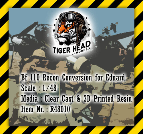 TigerHead Decals R48010 Messerschmitt Bf-110 - Recon Conversion / RB 50/30 Camera (for Eduard kits)