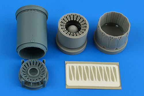 NEW! Aires 4947 Lockhhed Martin F-16 C /N / CJ Block 50 - Exhaust Nozzle OPENED (for Tamiya Kits)