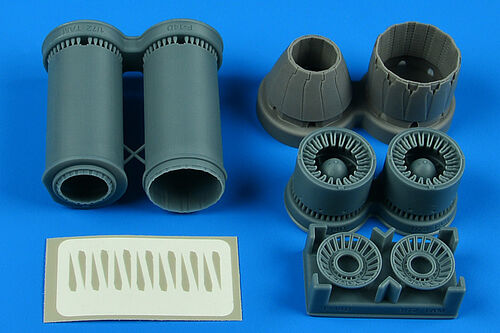 NEW! Aires 7398 Grumman F-14 D Tomcat - Exhasut Nozzles VARIED (for Tamiya Kits)
