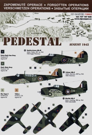 DP Casper 72002 Forgotten Operations - Operation Pedestal, Malta Convoy (9 schemes)