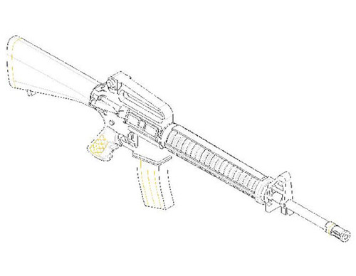 Trumpeter 00502 American machine gun AR15/M16/M4 FAMILY M16-A2