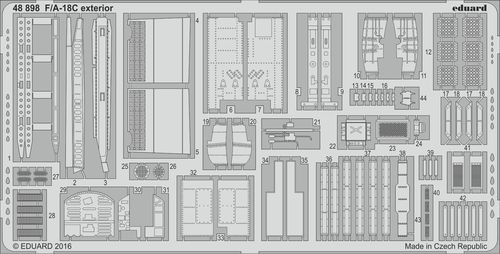 DISCONTINUED Eduard 48898 F/A-18C exterior KINETIC K48031