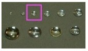 Resicast 352244 2 mm Silver Lenses (12 pcs)