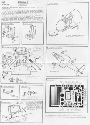 Airwaves C48006 Arado Ar-234 B Blitz (designed to be used with Hobbycraft kits)