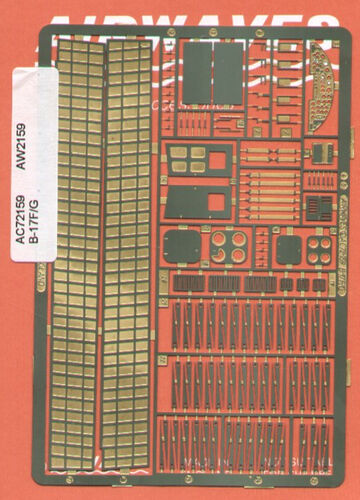 Airwaves C72159 Boeing B-17 F/G Flying Fortress flaps etc (designed to be used with Academy kits)