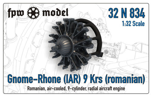FPW Model 32N834 Gnome-Rhone (IAR) 9 Krs (Romanian)
