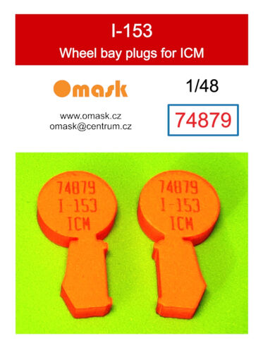 Omask 74879 I-153 Wheel Bay Plugs (For ICM 48095, 48096, 48099)