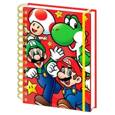 Pyramid International Rokovnik Core Run Super Mario, A5, 180 listova, Crveni