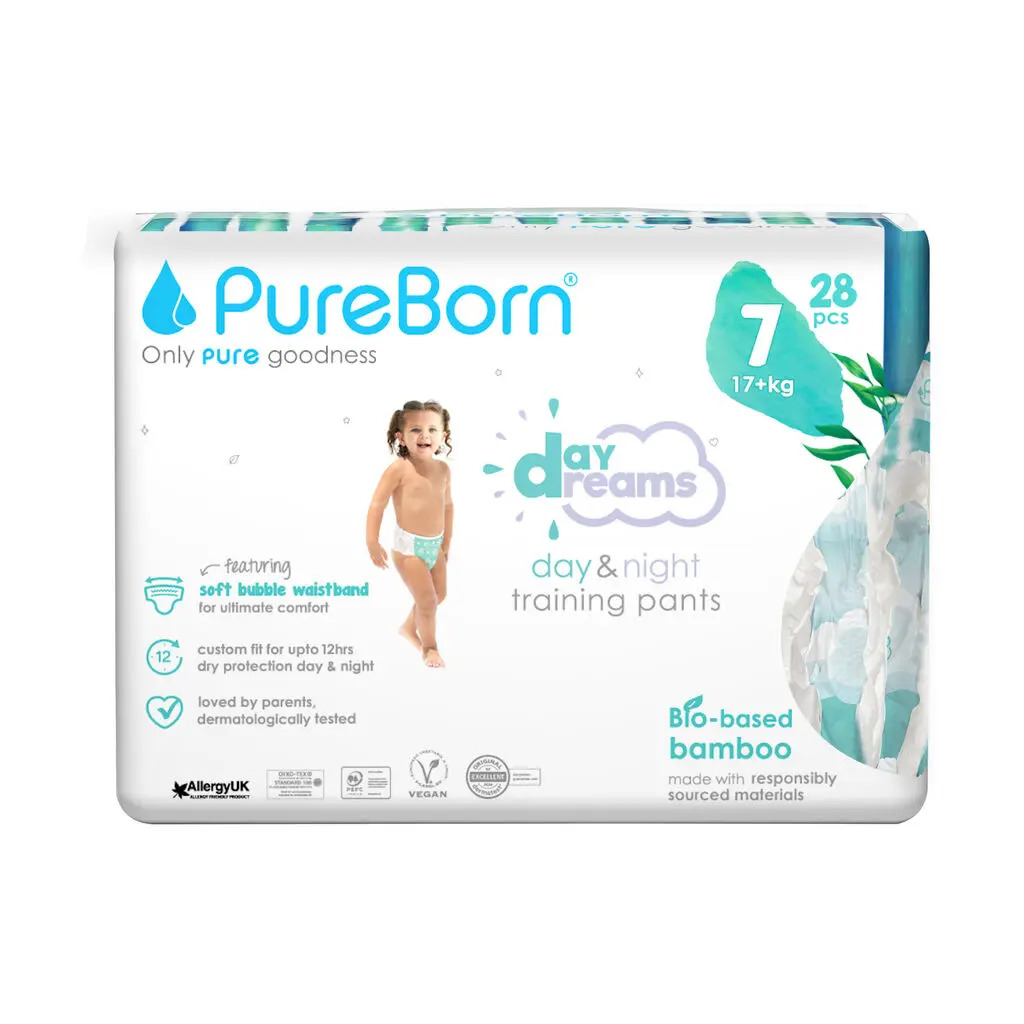 PureBorn Pelene gaćice Daydreams 7, 17+ kg, 28 komada