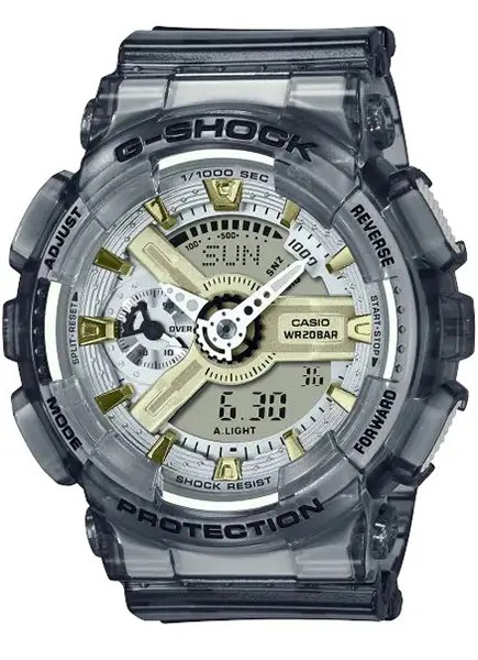 Casio Ženski sat G-Shock GMA-S110GS-8A, Sivi