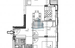 62m² – 159.650€ Liman 5 sa pdvom 14800