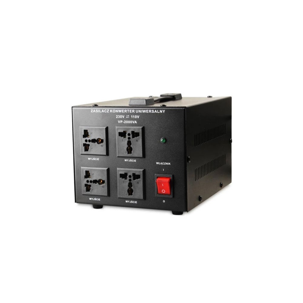 Autotransformator 2000VA (1500W) , 230VAC<>110VAC