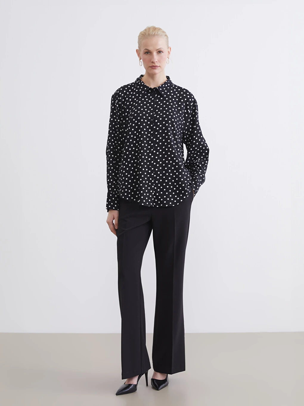 LCW EVERYDAY Ženska Košulja Na Tufnice Oversize Kroja