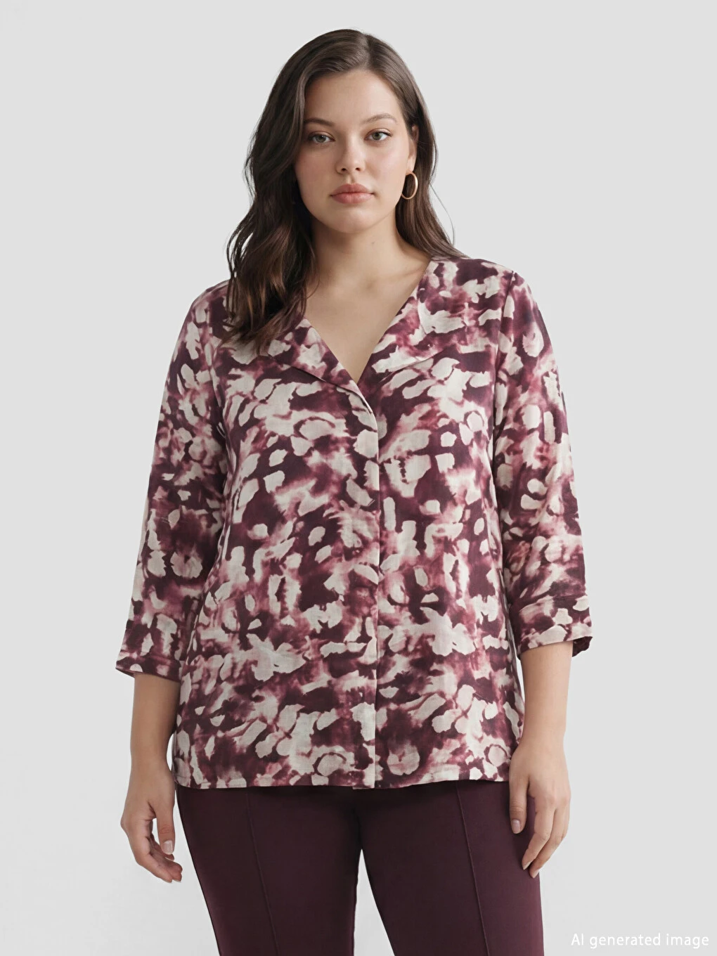 LCW EVERYDAY Bluza Sa Okovratnikom I Uzorkom