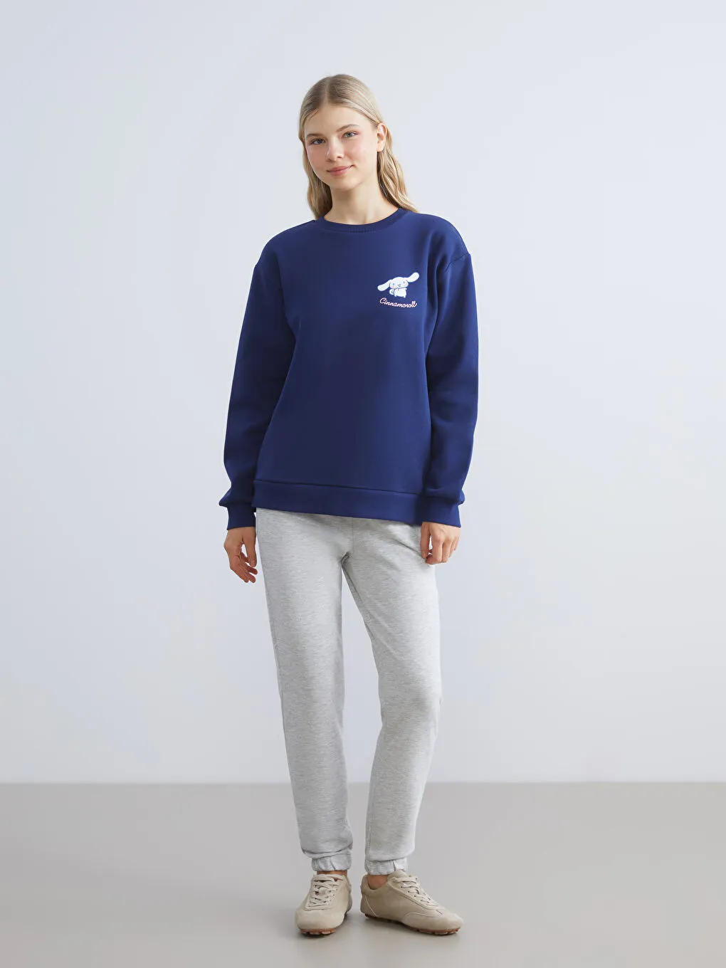 XSIDE Cinnamoroll Štampana Prevelika Ženska Debela Dukserica