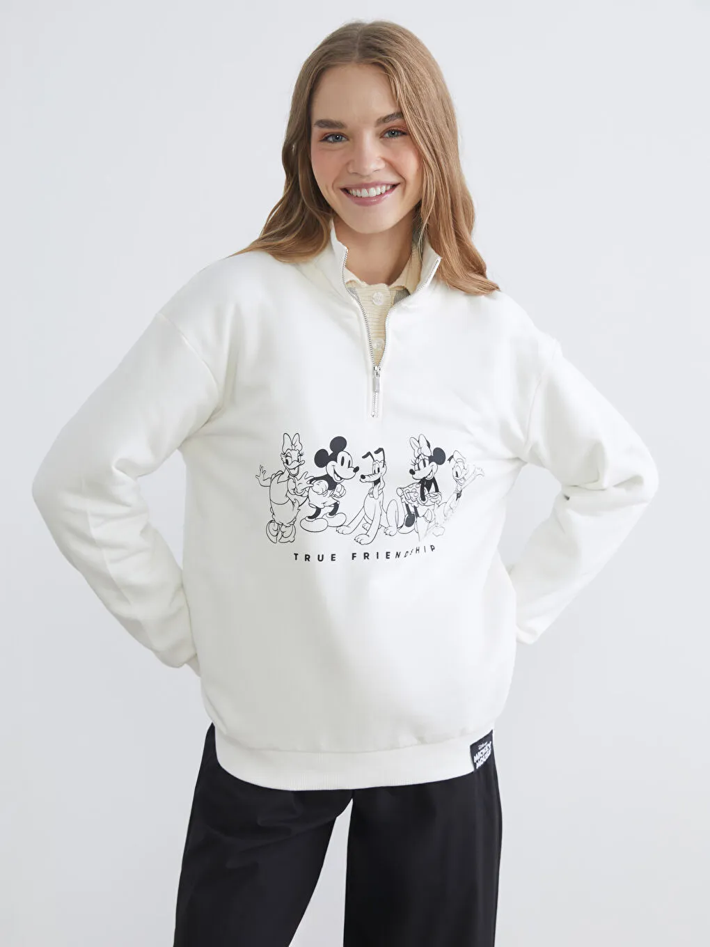 XSIDE Mickey Mouse Štampana Ženska Debela Dukserica