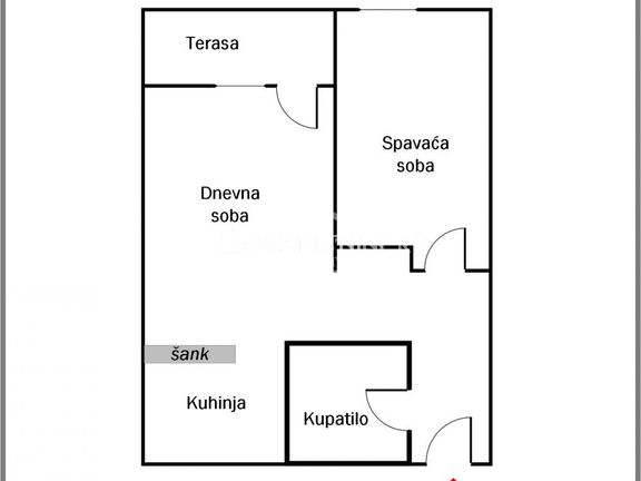 Novi Beograd - Tošin bunar - 46,82m2 ID#21309