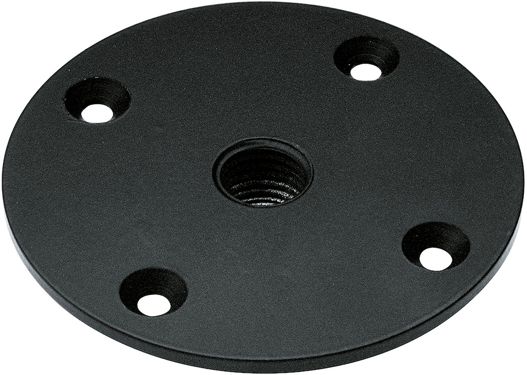 Konig & Meyer 24116 Connector plate - black rupa sa navojem