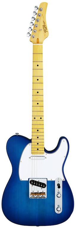FGN Fujigen BTL-M Boundary Iliad Transparent Blue Sunburst električna gitara