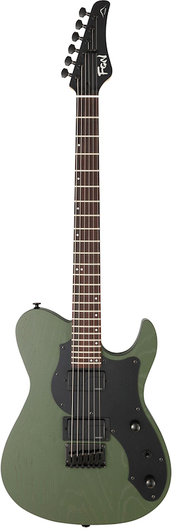 FGN Fujigen JIL3-ASH-DE664-R Iliad J-Standard Open Pore Olive Green električna gitara