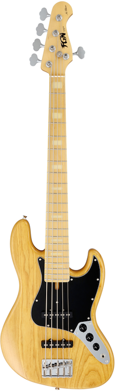 FGN Fujigen NJB100MBAHV Neo Classic Jazz Bass 5-string Vintage Natural 5-žičana bas gitara