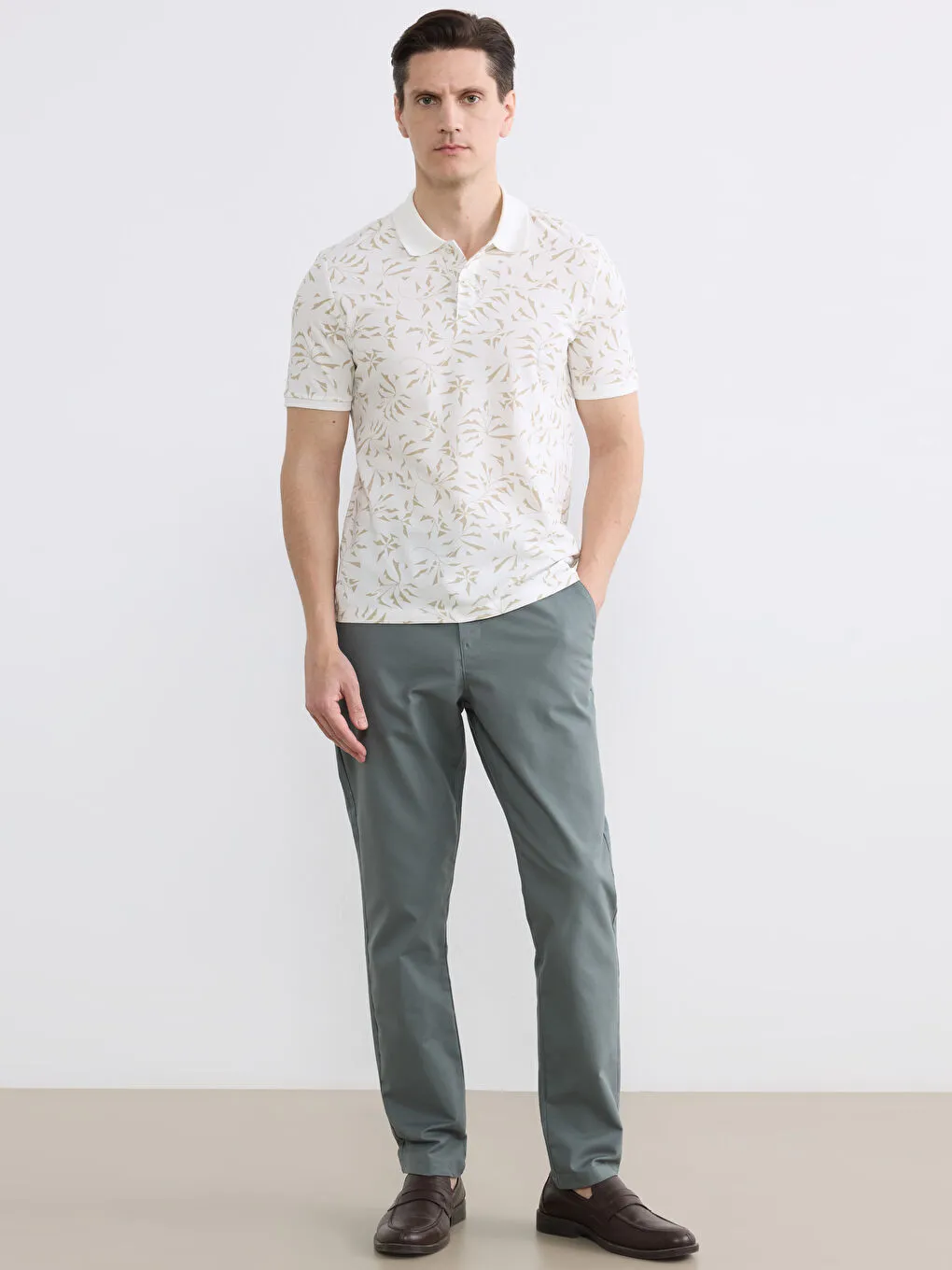 LCW Vision Muška Polo Kragna Štampana Pike Majica