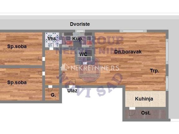 Trosoban u izgradnji - Miseluk
