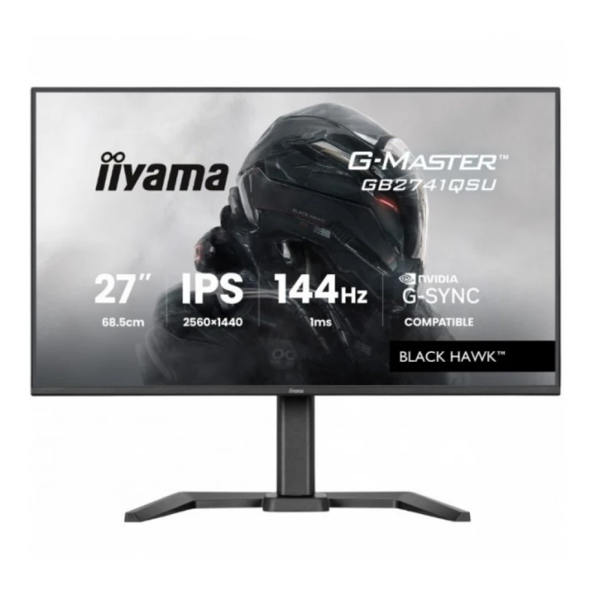 Monitor 27" Iiyama GB2741QSU-B1 IPS 2560x1440/144Hz/1ms/HDMI/DP/USB