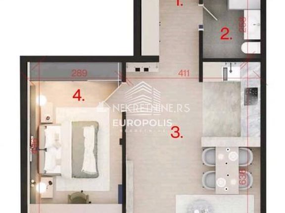 2.0 stan, kvalitetna novogradnja ID#9163