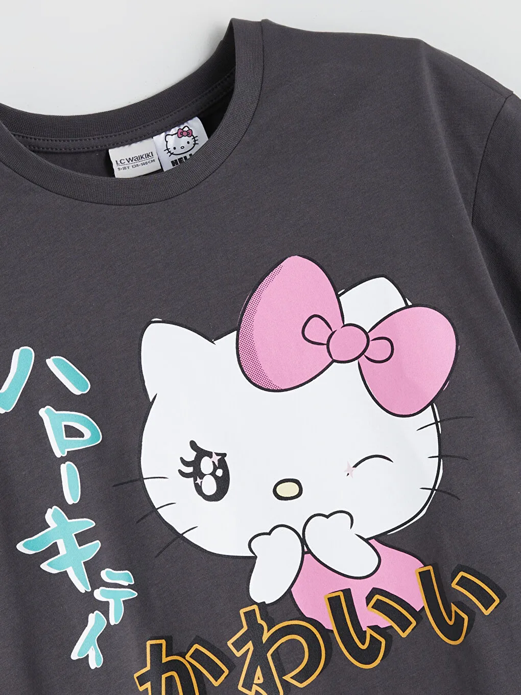 LCW Kids Majica Sa Okruglim Izrezom Hello Kitty Štampana Za Devojčice