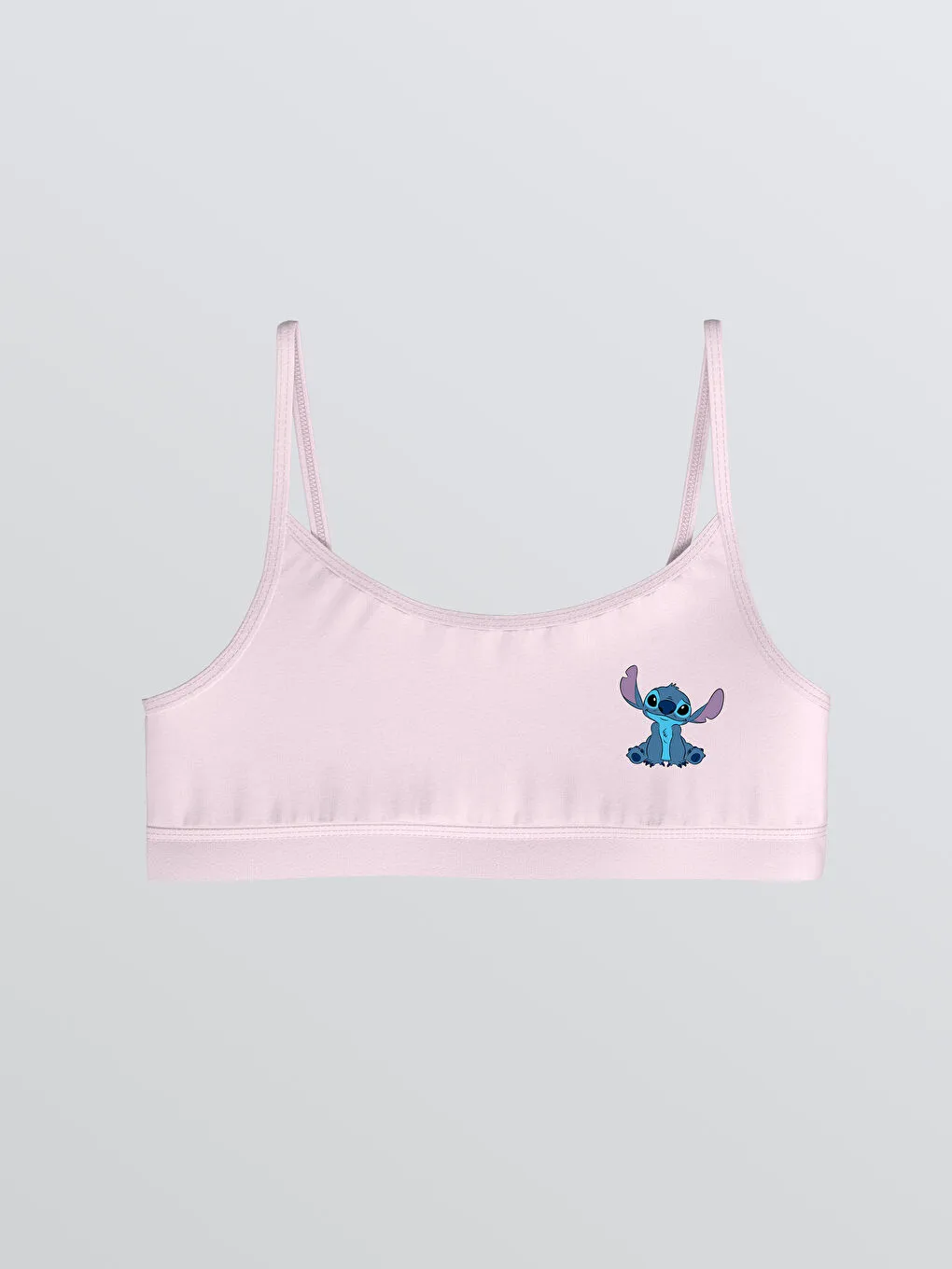LCW Kids Stitch I Angel Štampani Top Sa Bretelama Za Devojčice, 2-pakovanje