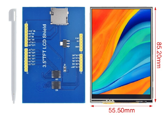 3.5 inch TFT LCD screen, 240x320 for Arduino UNO,