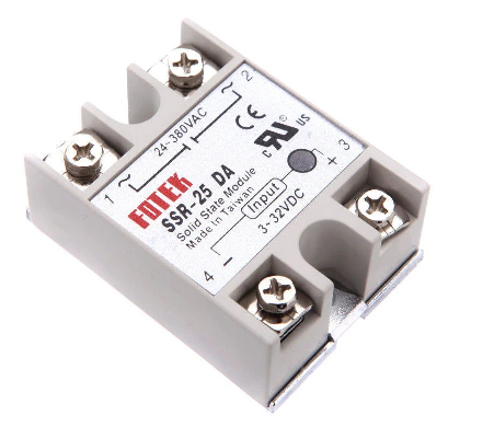Solid state Relay, 25A, Ulaz: 3-32VDC, Izlaz: 24-380VAC,