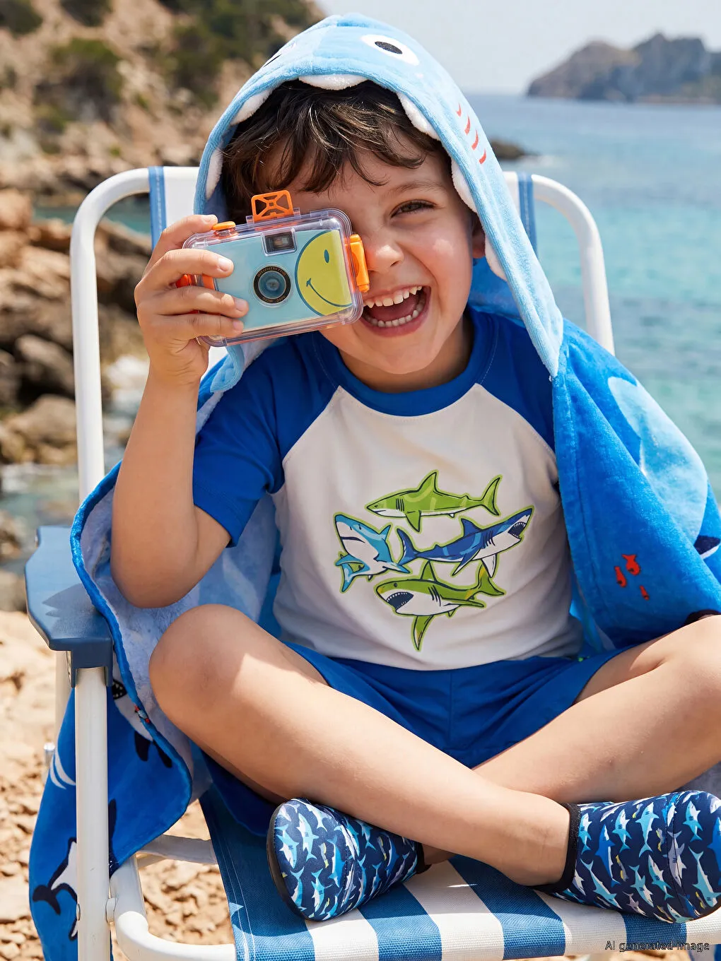 LCW Kids Štampani Dečiji Komplet Za Plivanje