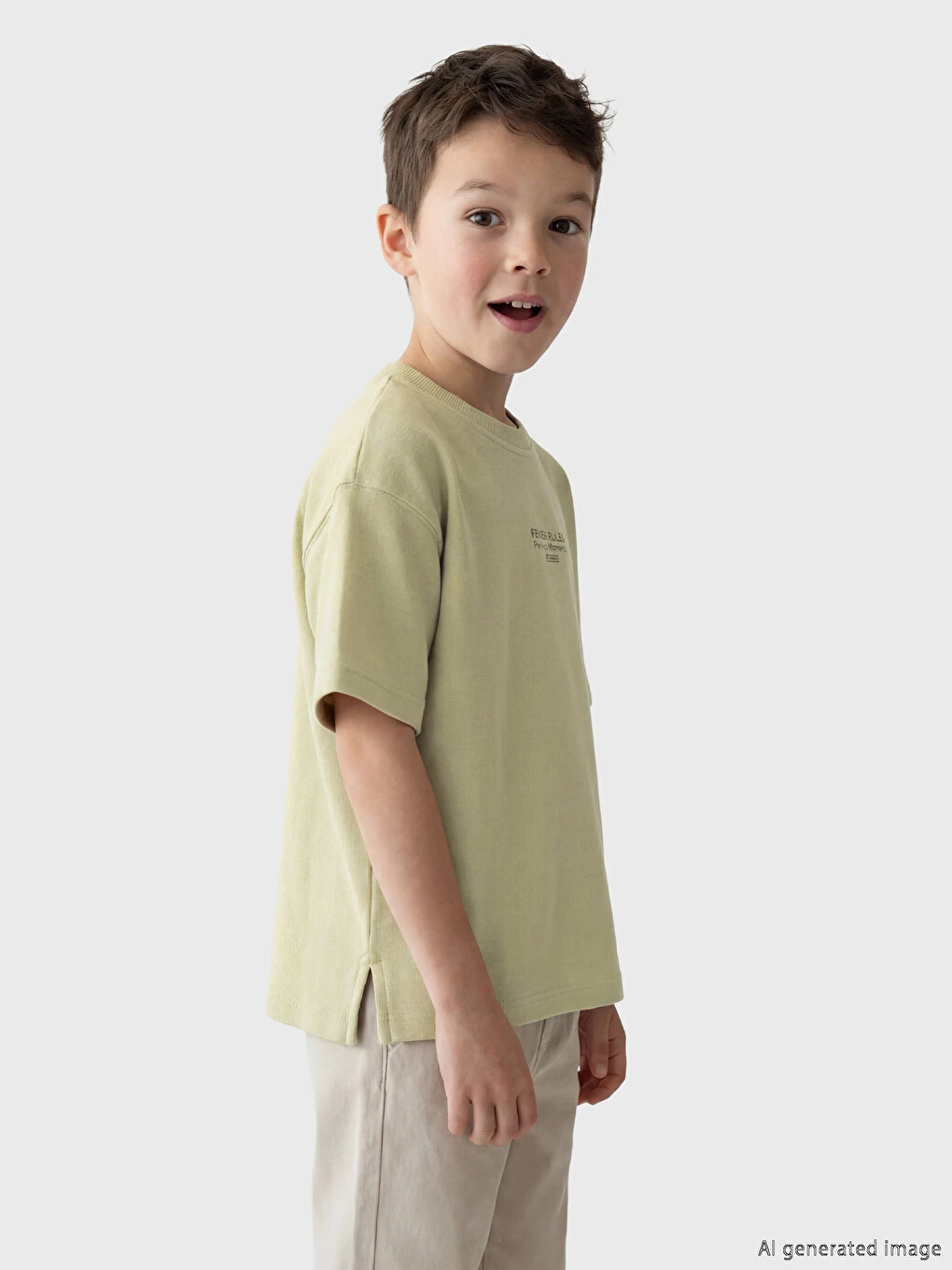 LCW Kids Dečija Majica Sa Okruglim Izrezom I Štampom