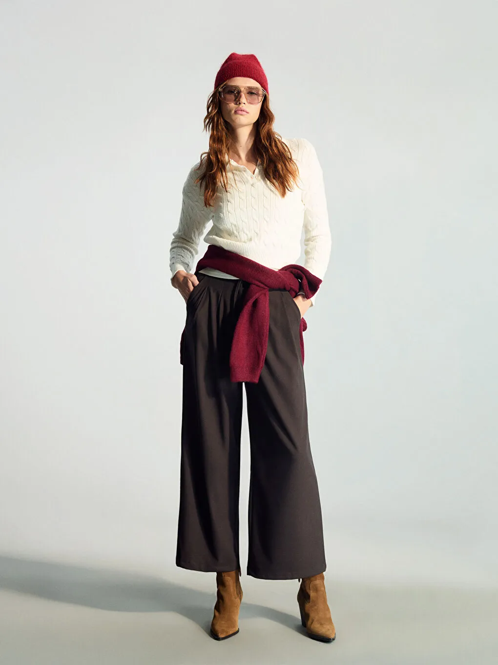 XSIDE Rolka Uzorkovani Ženski Trikotažni Džemper