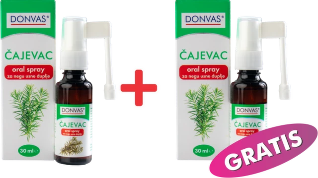 DONVAS Čajevac oral spray, 30 ml 1+1 GRATIS