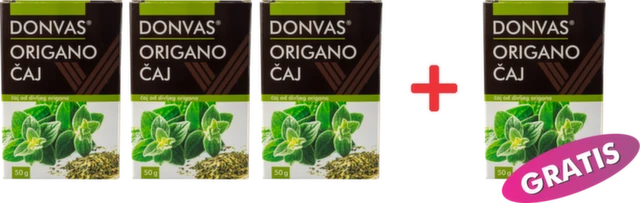 DONVAS Origano čaj, 50 g 3+1 GRATIS