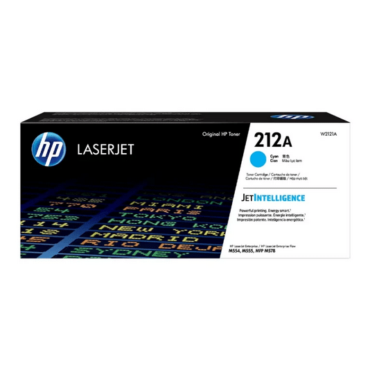 Toner ORIGINALNI HP W2121A 212A CY plavi cyan za HP Color Laser Pro Enterprise M554 M555 M578