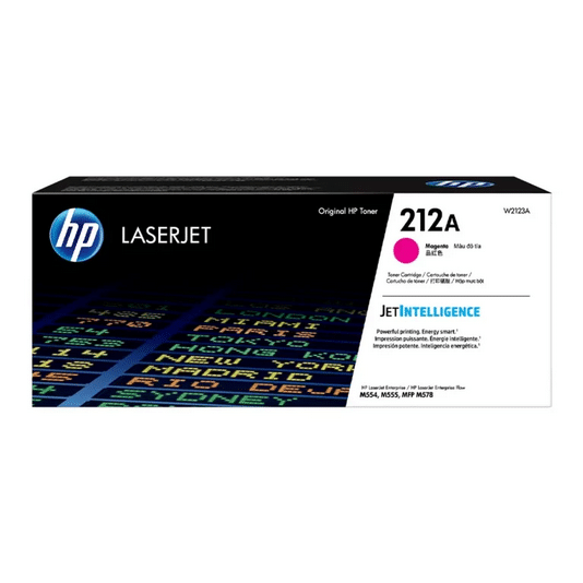 Toner ORIGINALNI HP W2123A 212A MG ljubičasti magenta za HP Color Laser Pro Enterprise M554 M555 M578