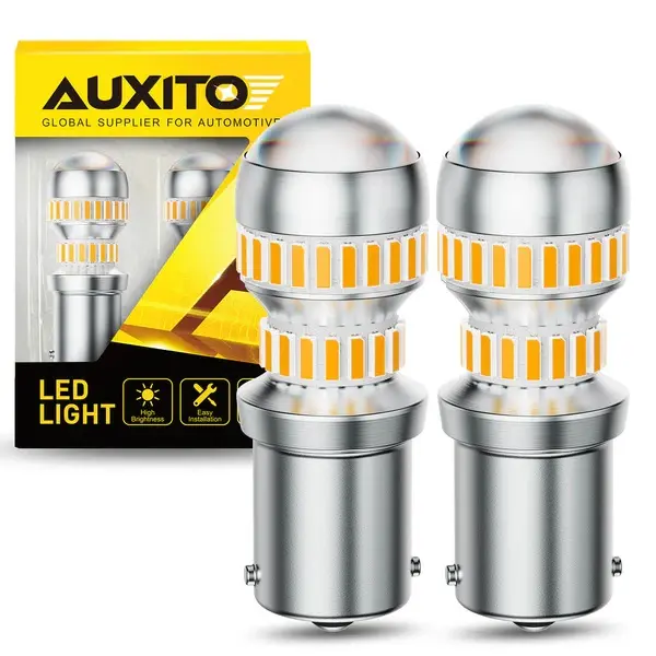 AUXITO 1156 BA15S LED Sijalice Žute 1300lm CANBUS 1156-54H-DD-Y2