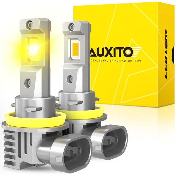 AUXITO H11 LED Sijalice 3000K Žute DD-M6-H11-GY2-A 24000lm CANBUS Set H8 H9 H16