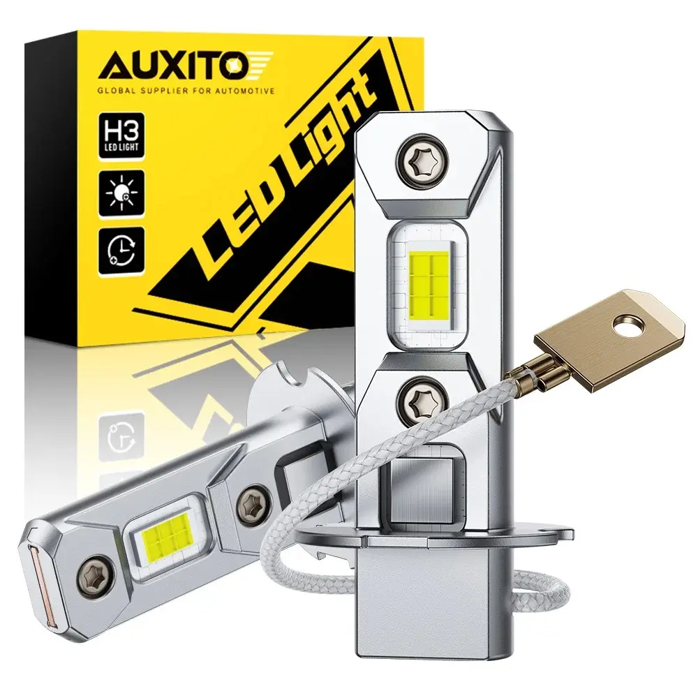 AUXITO H3 LED Sijalice 6500K Bele CANBUS 300% H3-M6PLUS-W2