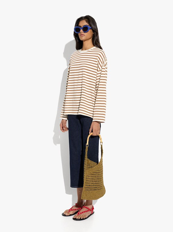STRIPED T-SHIRT 100% COTTON