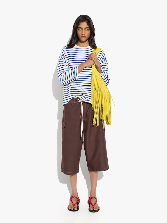 COTTON T-SHIRT WITH STRIPES